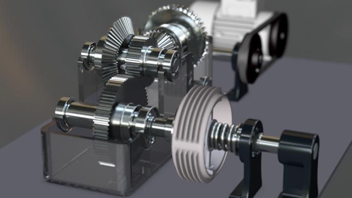 Speed Reduction System 3D model | CGTrader