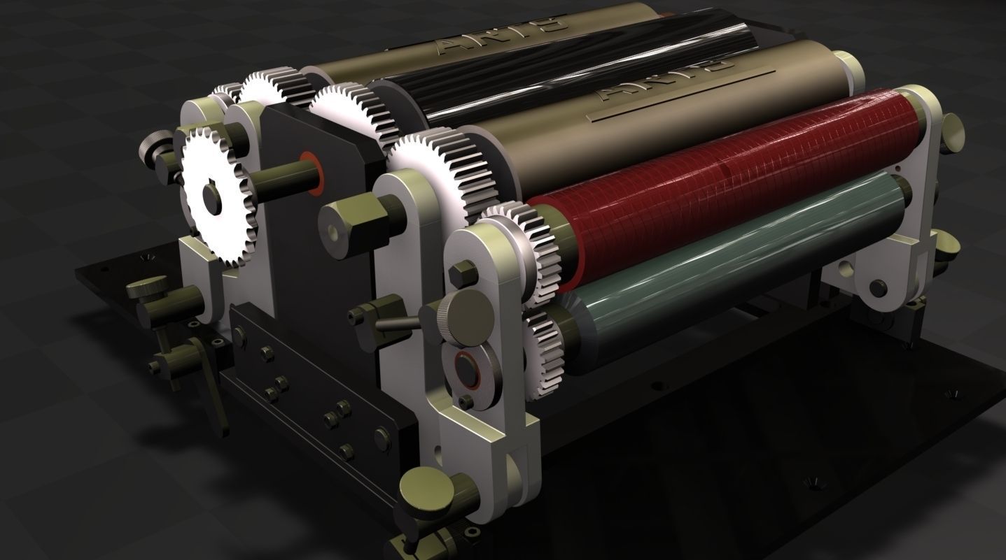 Print Module - 2 Colors 3D model | CGTrader