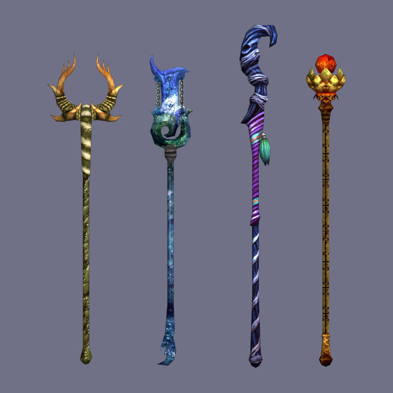 magic stick 02 3D Model Game ready .max .obj .fbx - CGTrader.com