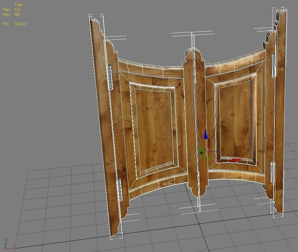 3D model Door 30 saloon VR / AR / low-poly | CGTrader
