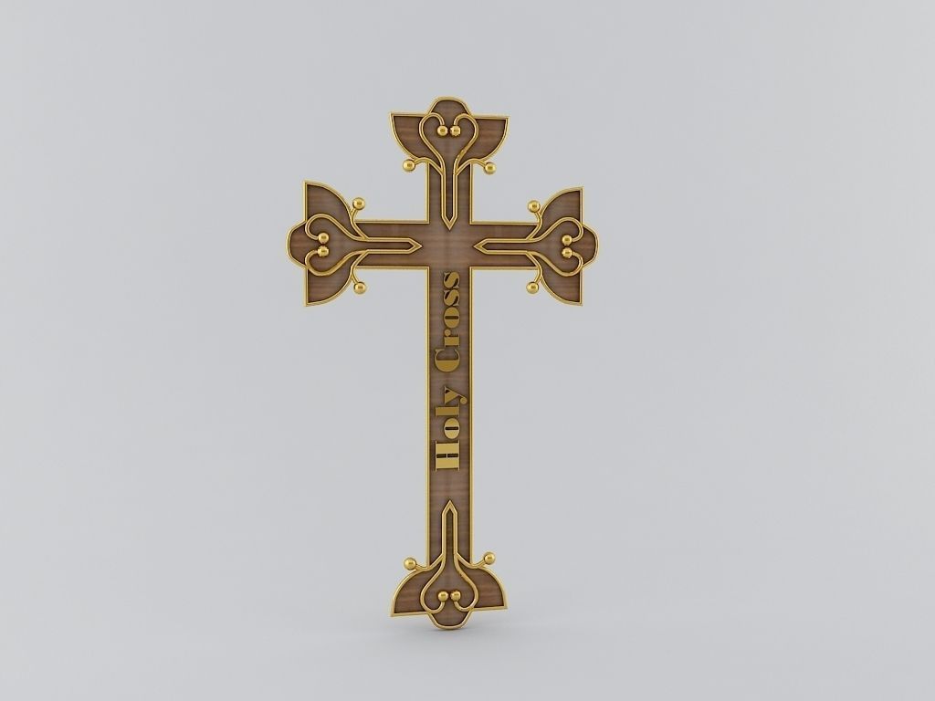 Holly Cross 3D model 3D model | CGTrader