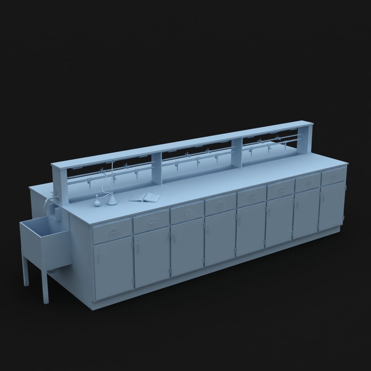 3D model Laboratory Table 01 VR / AR / low-poly | CGTrader