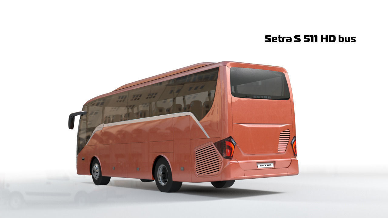 Setra S 511 HD Bus 3D model | CGTrader