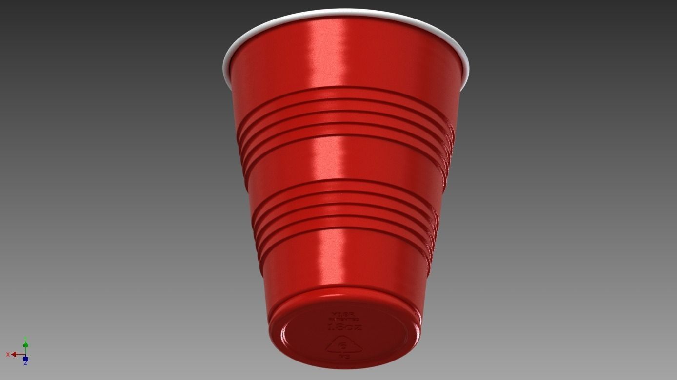 Red Solo cup free 3D model | CGTrader