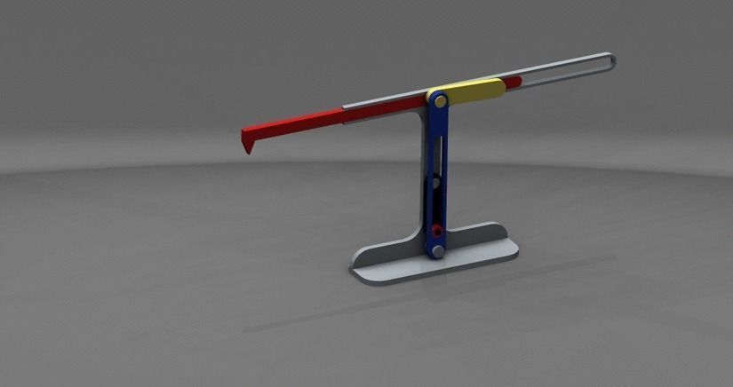 Quick Return Motion Mechanism 3D model | CGTrader