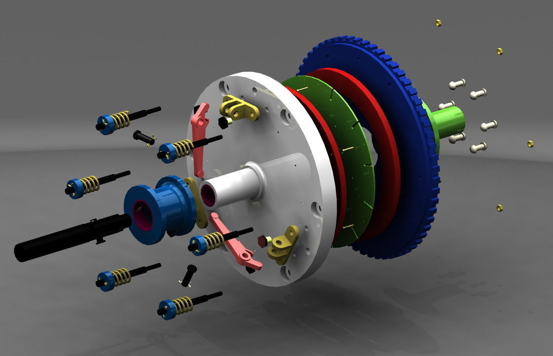 Single Plate Clutch 3D model | CGTrader