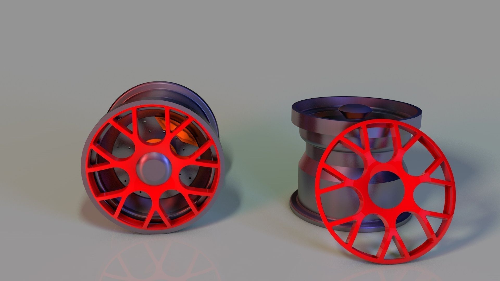rims wheel with spokes free 3D model | CGTrader