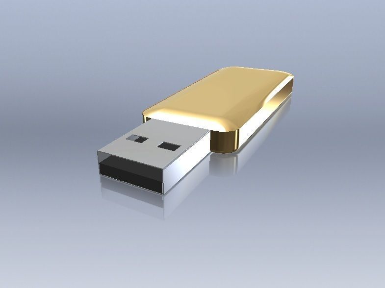 USB Memory Stick free 3D model | CGTrader