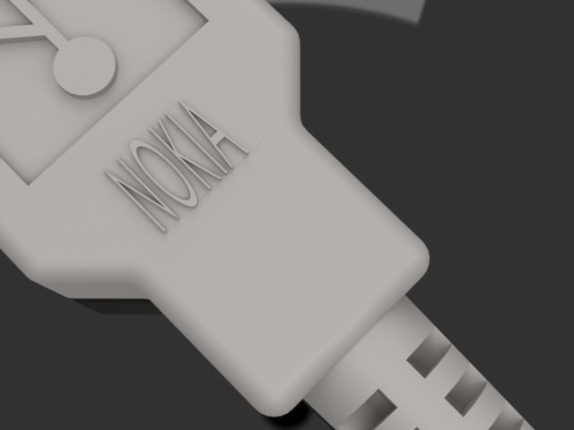 USC cable free 3D model | CGTrader