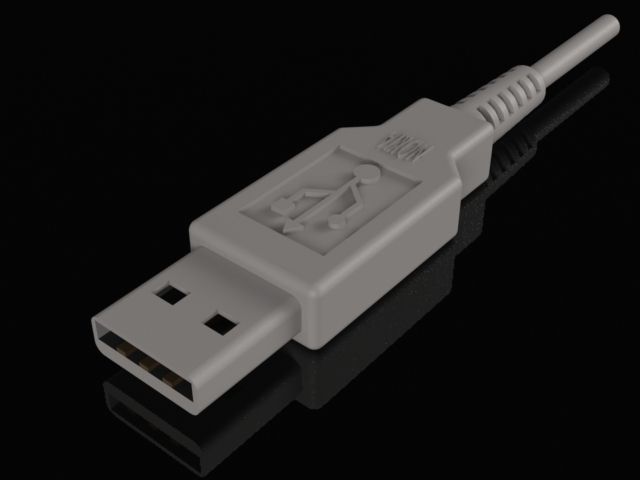 USC cable free 3D model | CGTrader