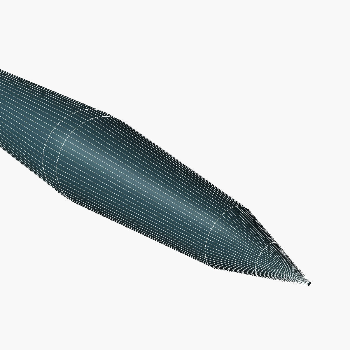 Lora Missile 3D model | CGTrader