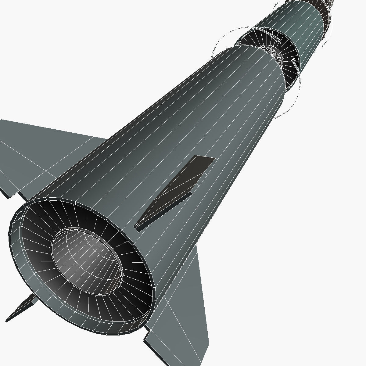 Pershing II Ballitic Missile 3D model | CGTrader