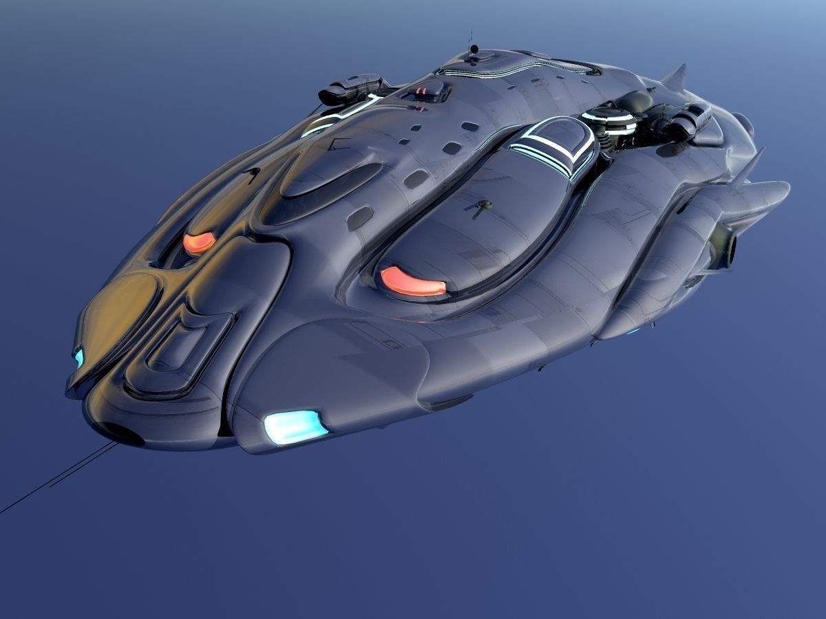 Phaelon Deep Space Transport 3D model | CGTrader