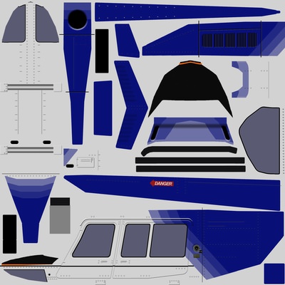 3D model Jet Ranger V1 Helicopter VR / AR / low-poly | CGTrader