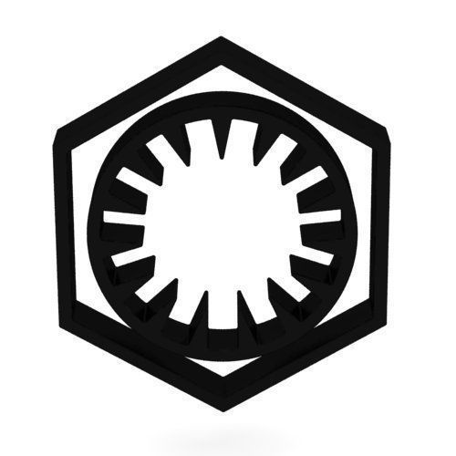 Star Wars The New Order Logo free 3D model | CGTrader