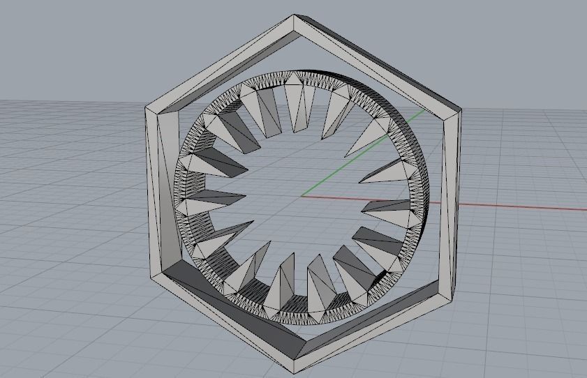 Star Wars The New Order Logo free 3D model | CGTrader