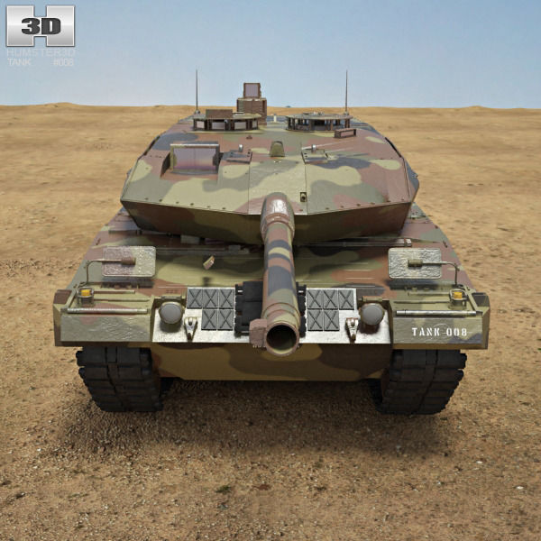 Leopard 2A6 3D model | CGTrader