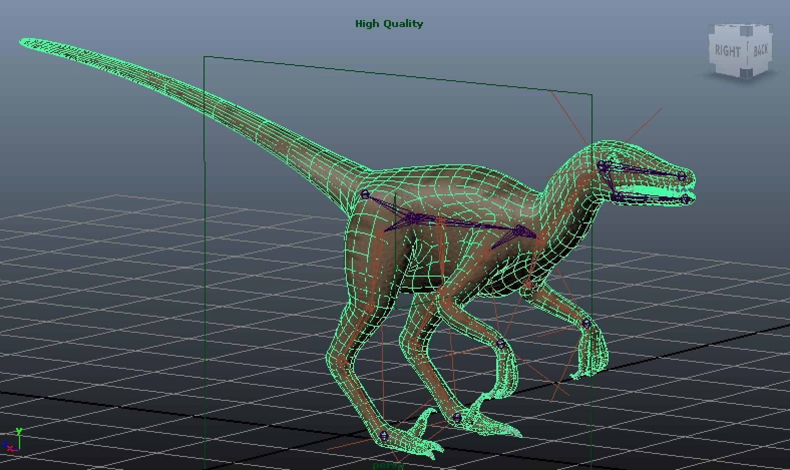 Velociraptor dinosaur 3D model 3D printable | CGTrader
