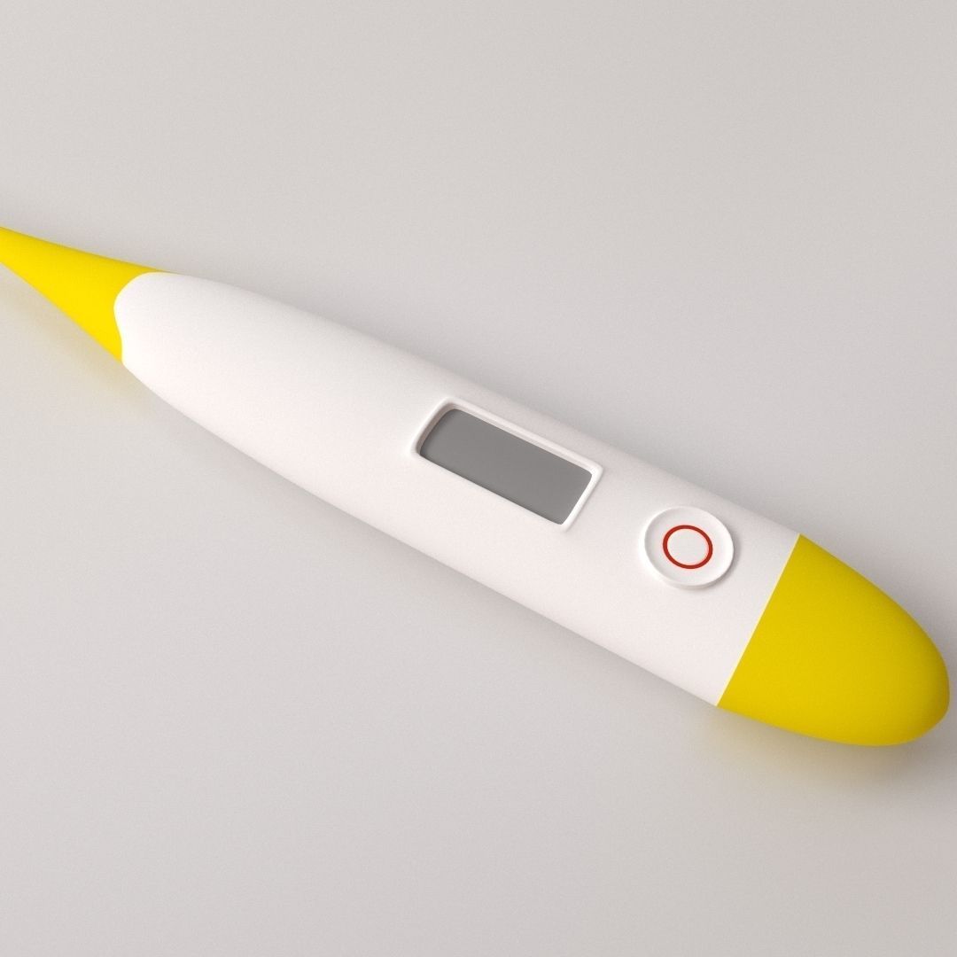 Digital Thermometer 3D model | CGTrader