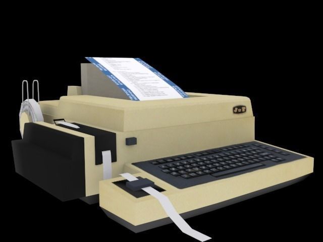3D model Fax Machine VR / AR / low-poly | CGTrader