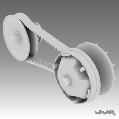 CVT - Small continuously variable transmission 3D model | CGTrader