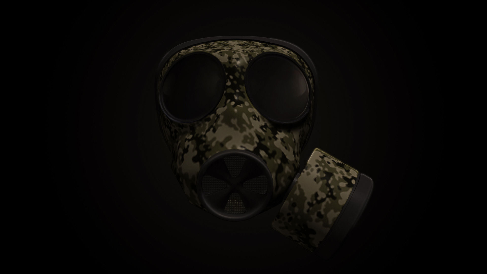 Gas Mask 3D model | CGTrader