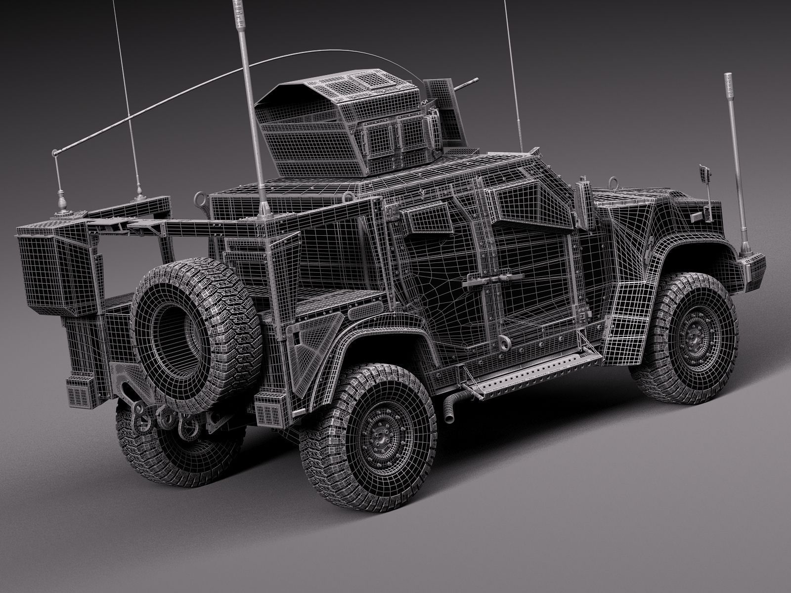 Oshkosh JLTV 2014 3D Model .max .obj .3ds .fbx .c4d .lwo .lw .lws ...