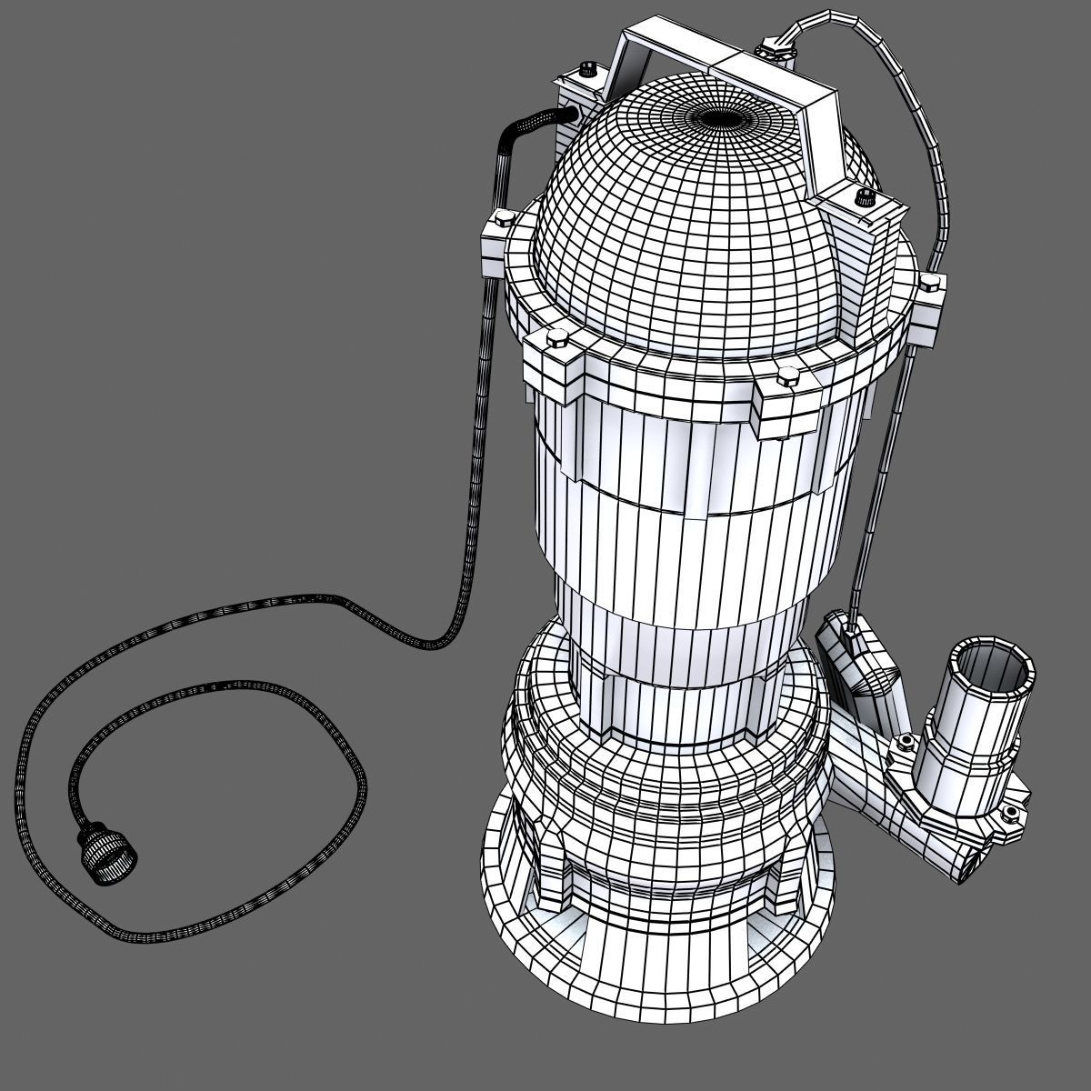 Sludge pump 3D model | CGTrader