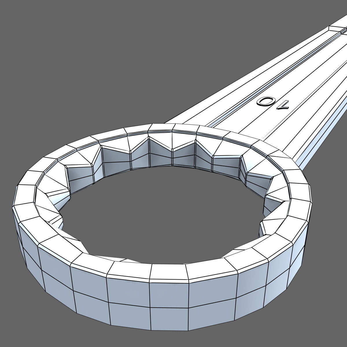 Mechanic Key Circle 3D model | CGTrader