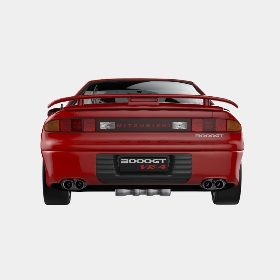 1990 Mitsubishi 3000GT 3D Model .max .obj .3ds .lwo .lw .lws - CGTrader.com