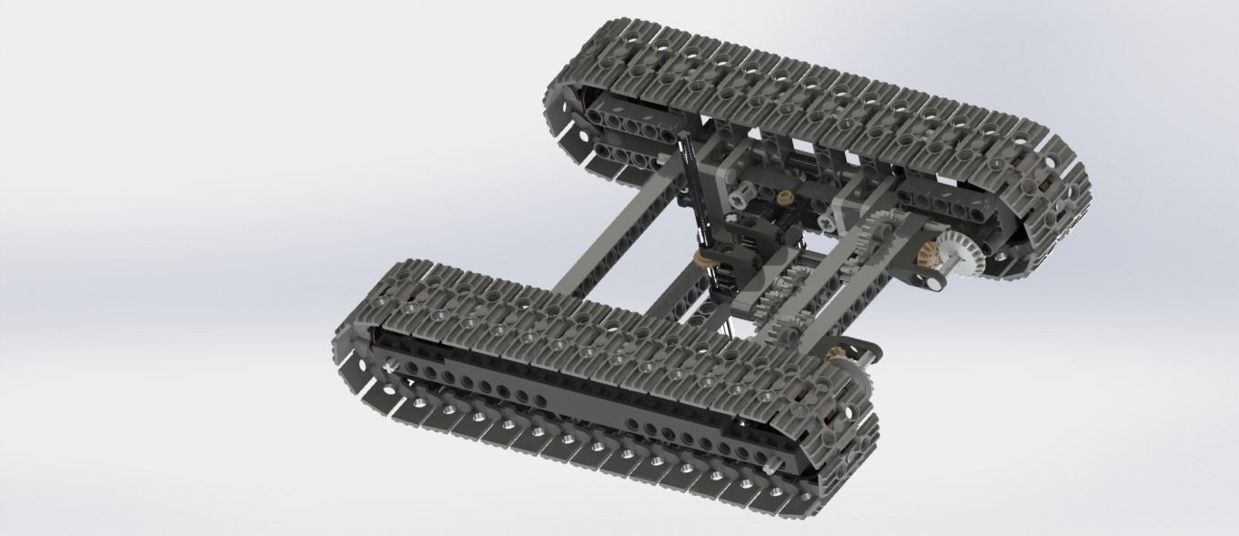 88383 - Lego Technic - Link Tread Wide 3D model | CGTrader