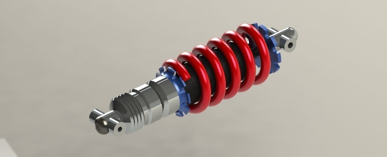 Shock absorber free 3D model | CGTrader