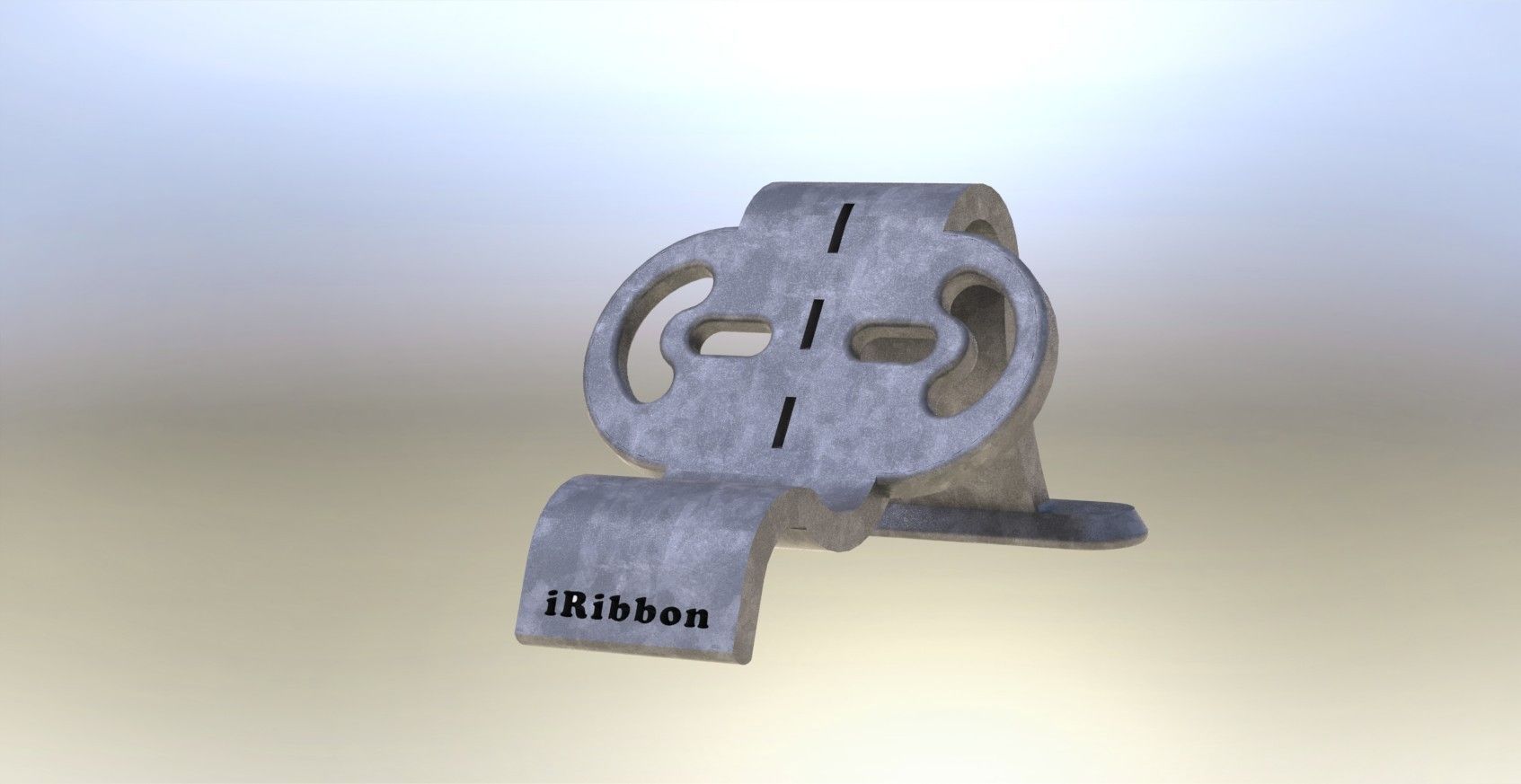 Ribbon stand iRibbon free 3D model | CGTrader