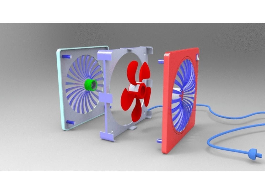 Exhaust Fan free 3D model | CGTrader