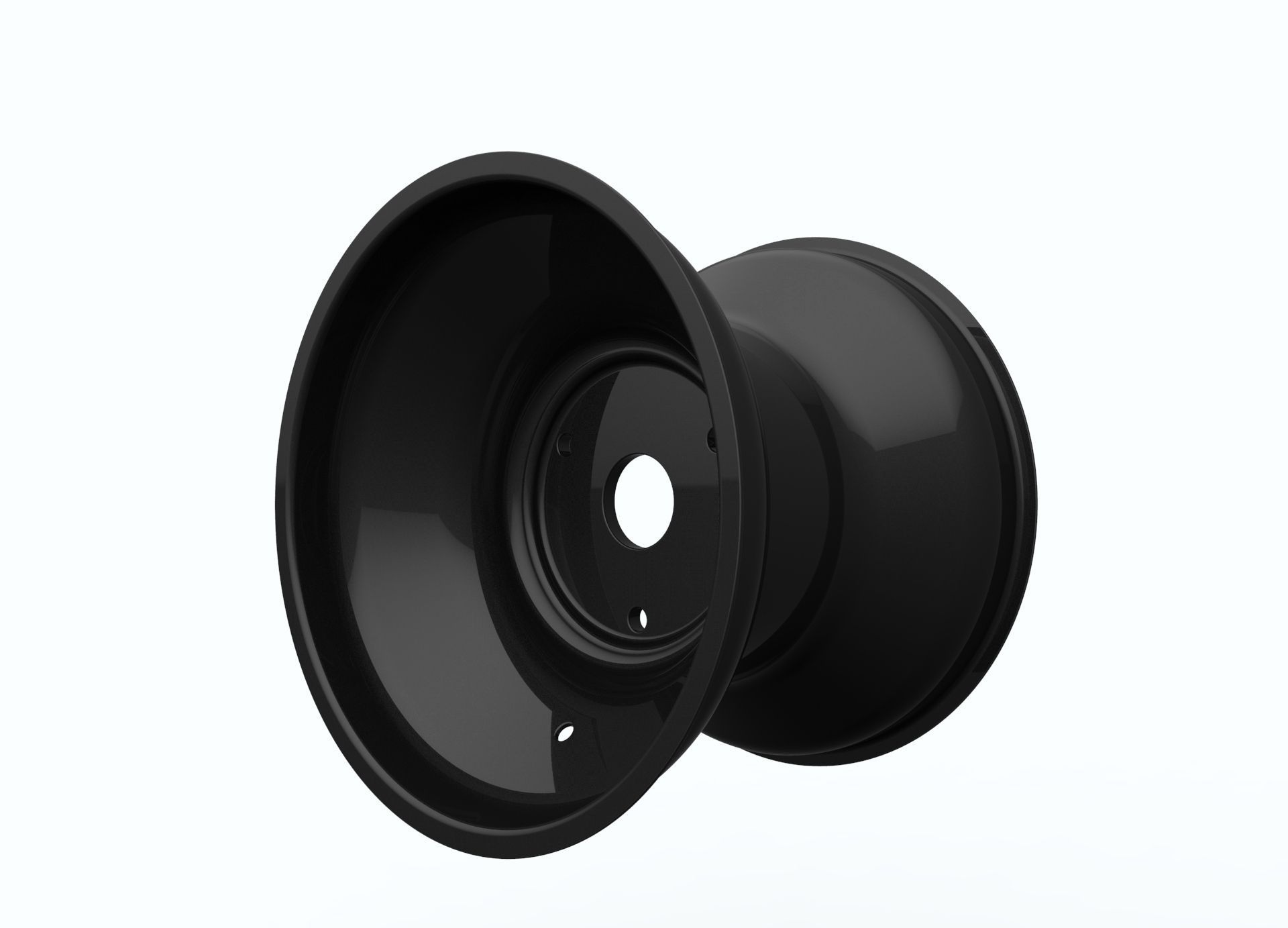 Go Kart Wheel Rim Tire -11x5-6 free 3D model | CGTrader