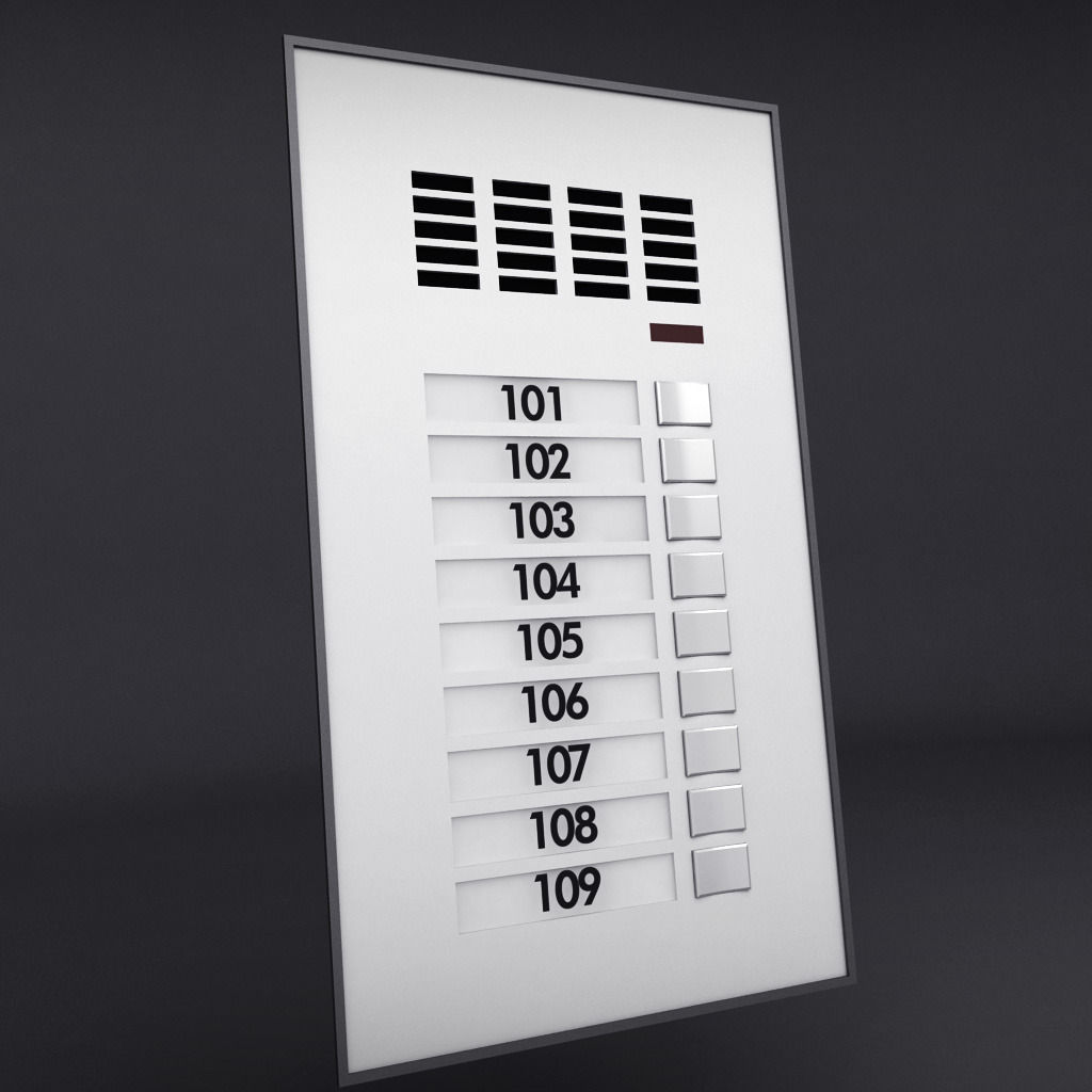 Intercom pack 3D model | CGTrader