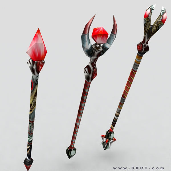 3D model 3DRT - Fantasy Arms Set VR / AR / low-poly | CGTrader