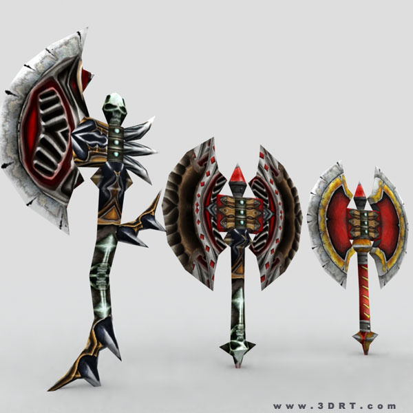 3D model 3DRT - Fantasy Arms Set VR / AR / low-poly | CGTrader