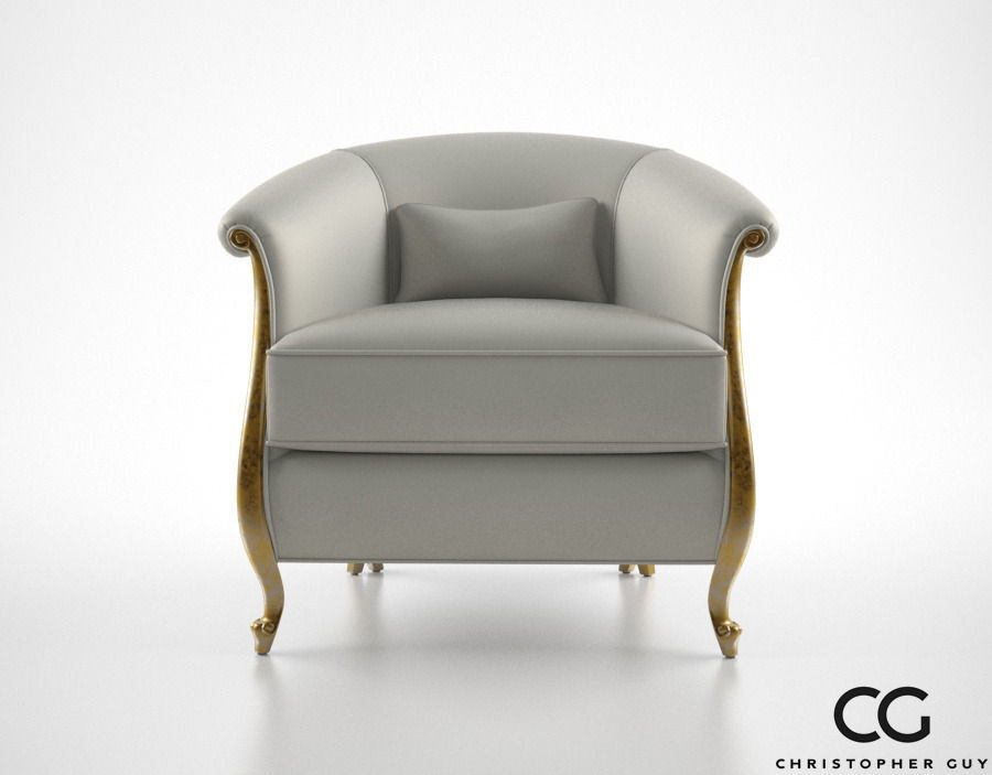 Christopher Guy Greta armchair 3D model | CGTrader