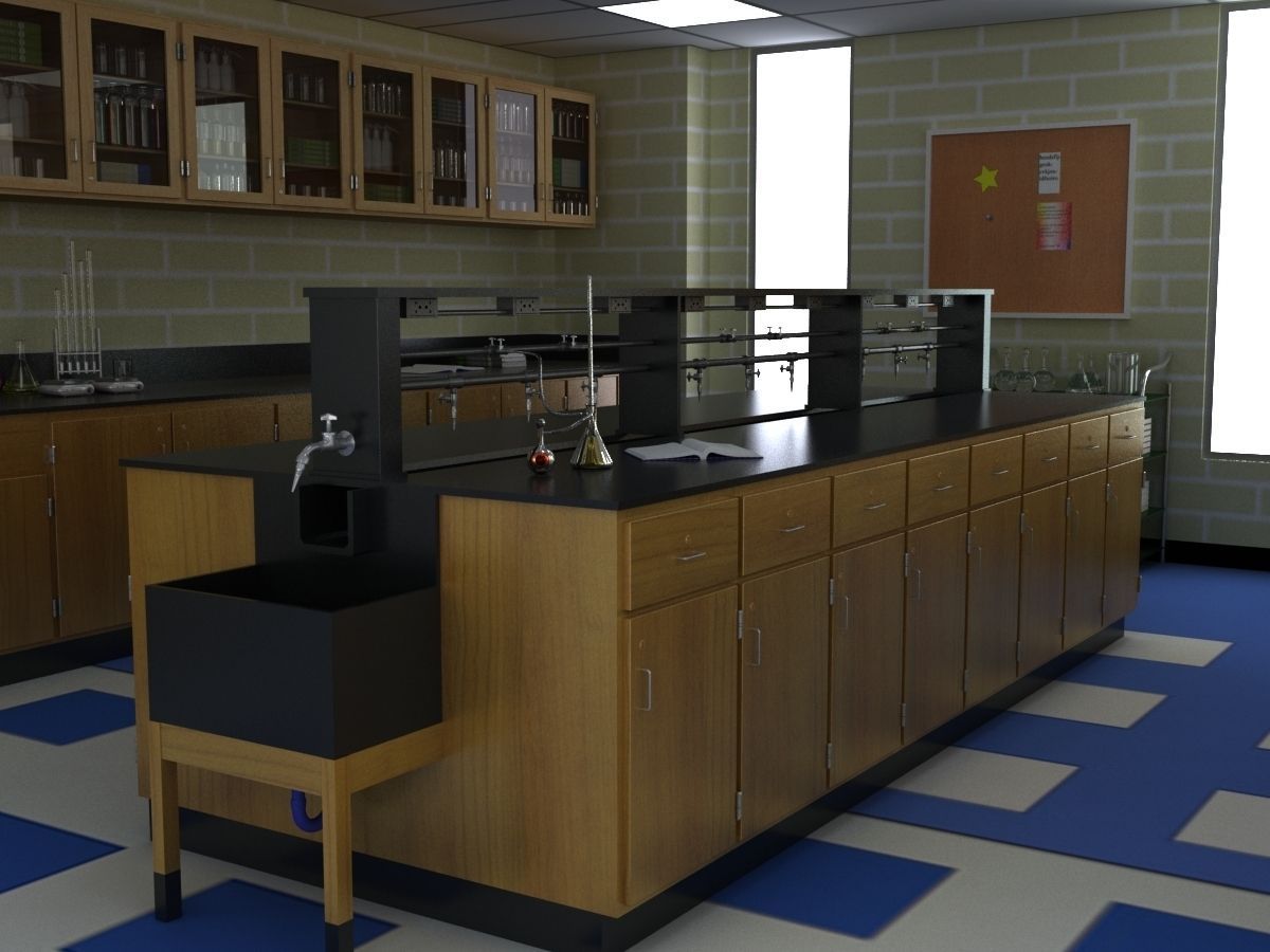 Science Laboratory 02 3D model | CGTrader