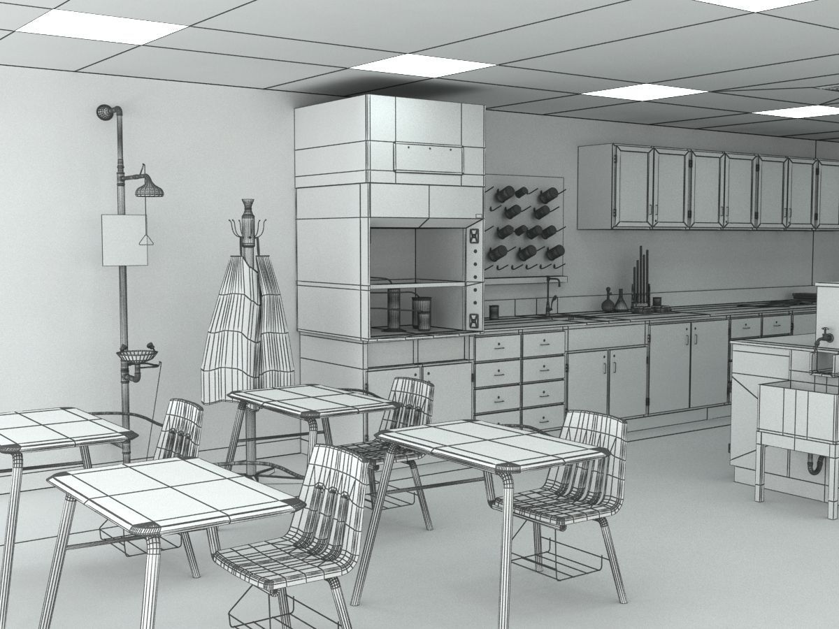 Science Laboratory 02 3D model | CGTrader