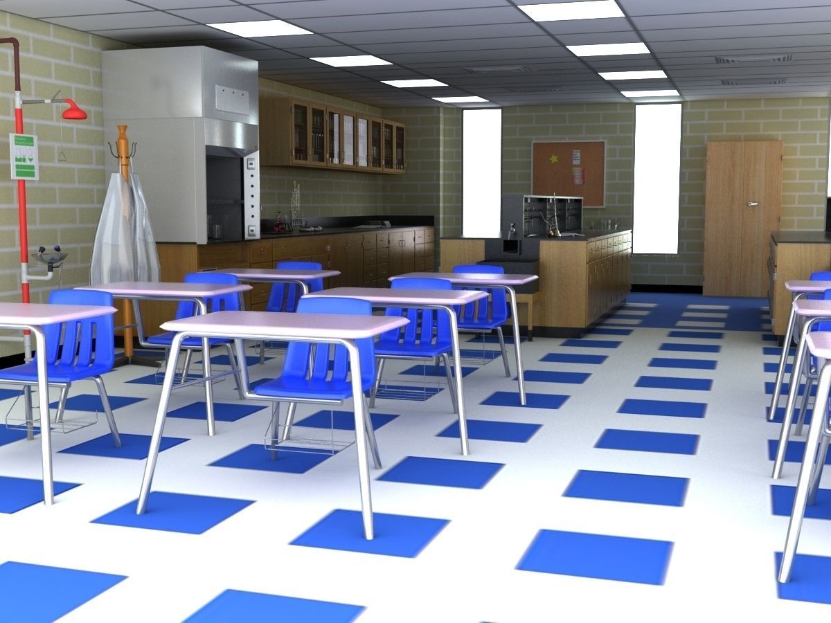 Science Laboratory 02 3D model | CGTrader