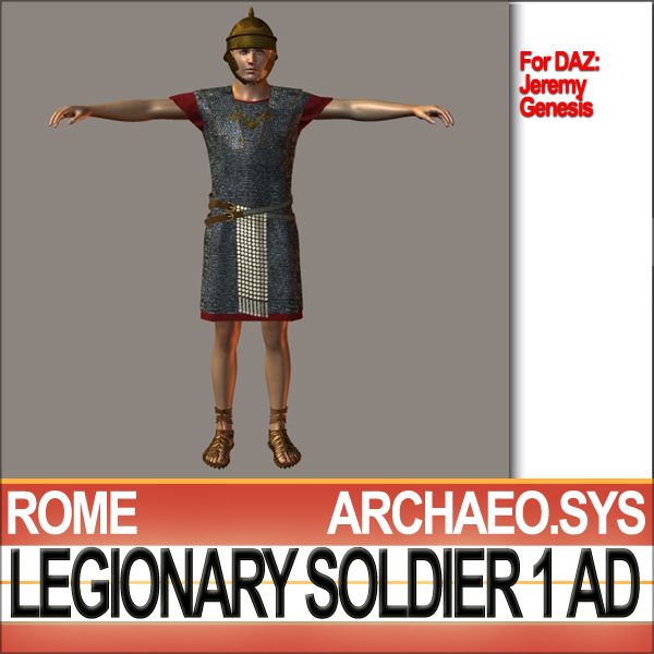 Ancient Rome Legionary Soldier Props Set 3D model | CGTrader