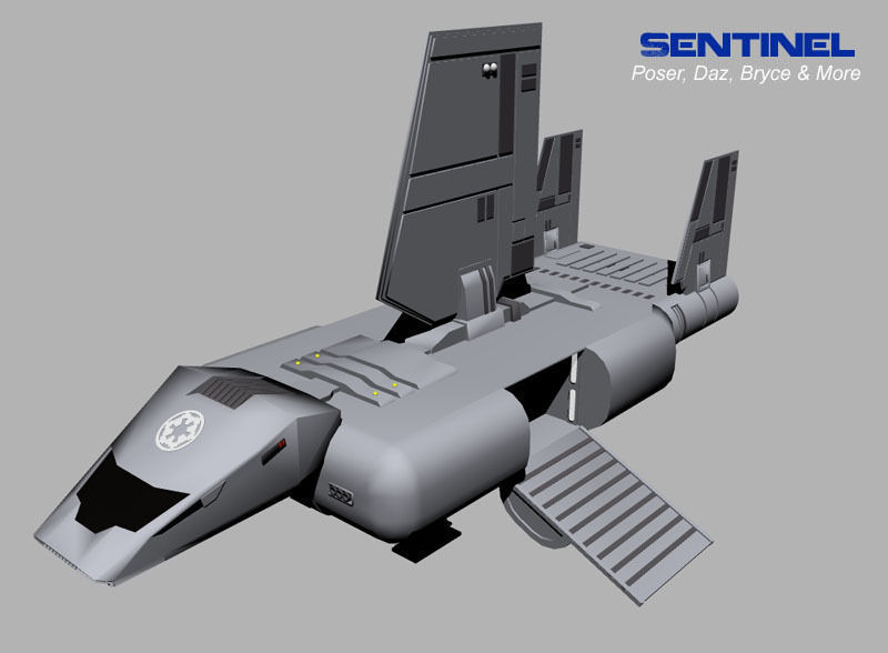 Starwars Sentinel 3D model | CGTrader