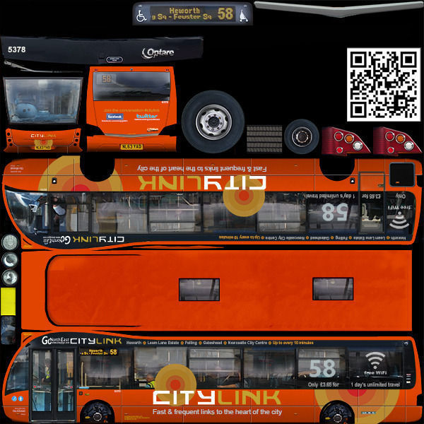3D model Optare Versa CityLink VR / AR / low-poly rigged | CGTrader