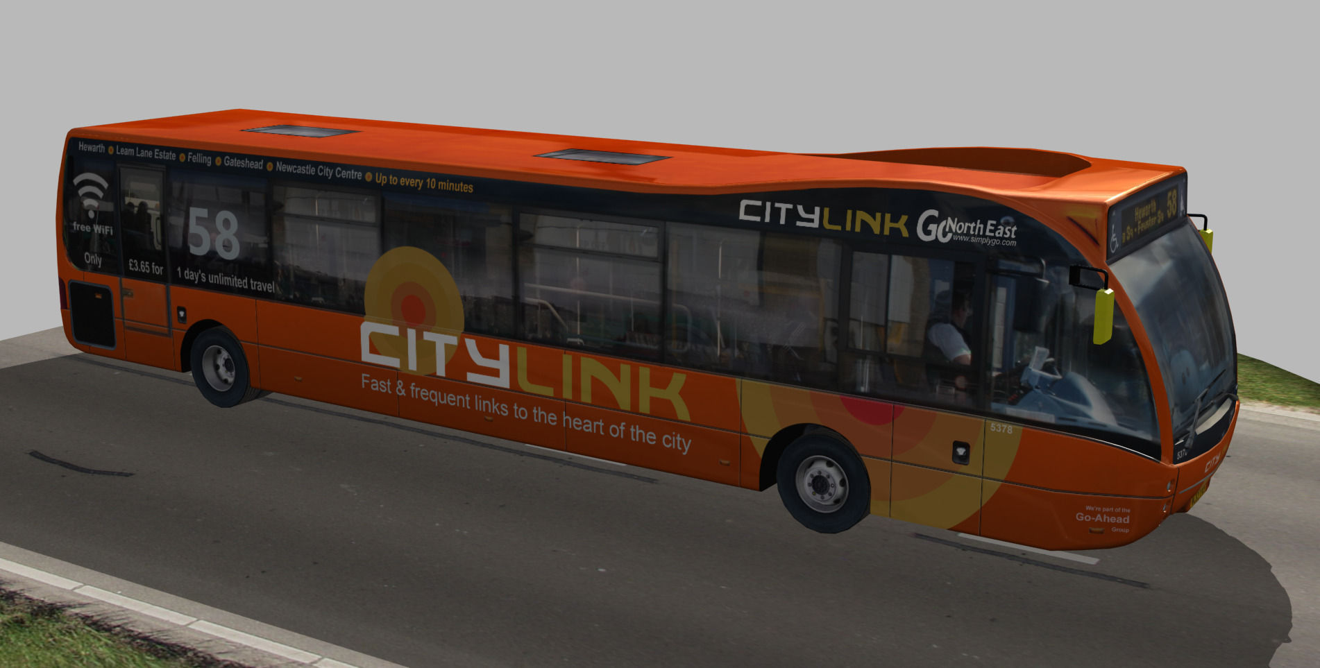 3D model Optare Versa CityLink VR / AR / low-poly rigged | CGTrader