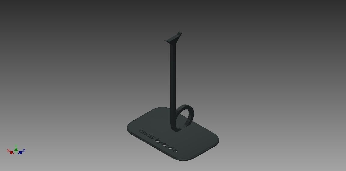 Beats By Dr Dre Wireless Headphone Stand 3D model 3D printable | CGTrader