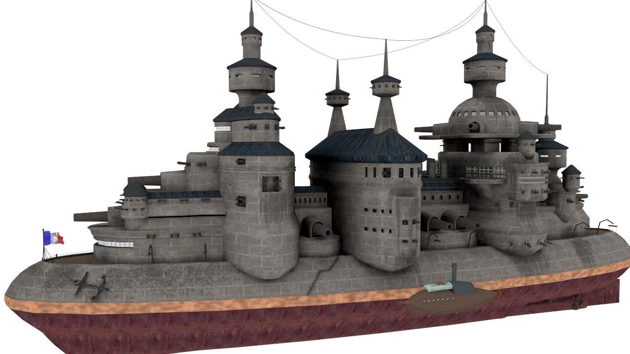 Steampunk Cruiser 3D model | CGTrader