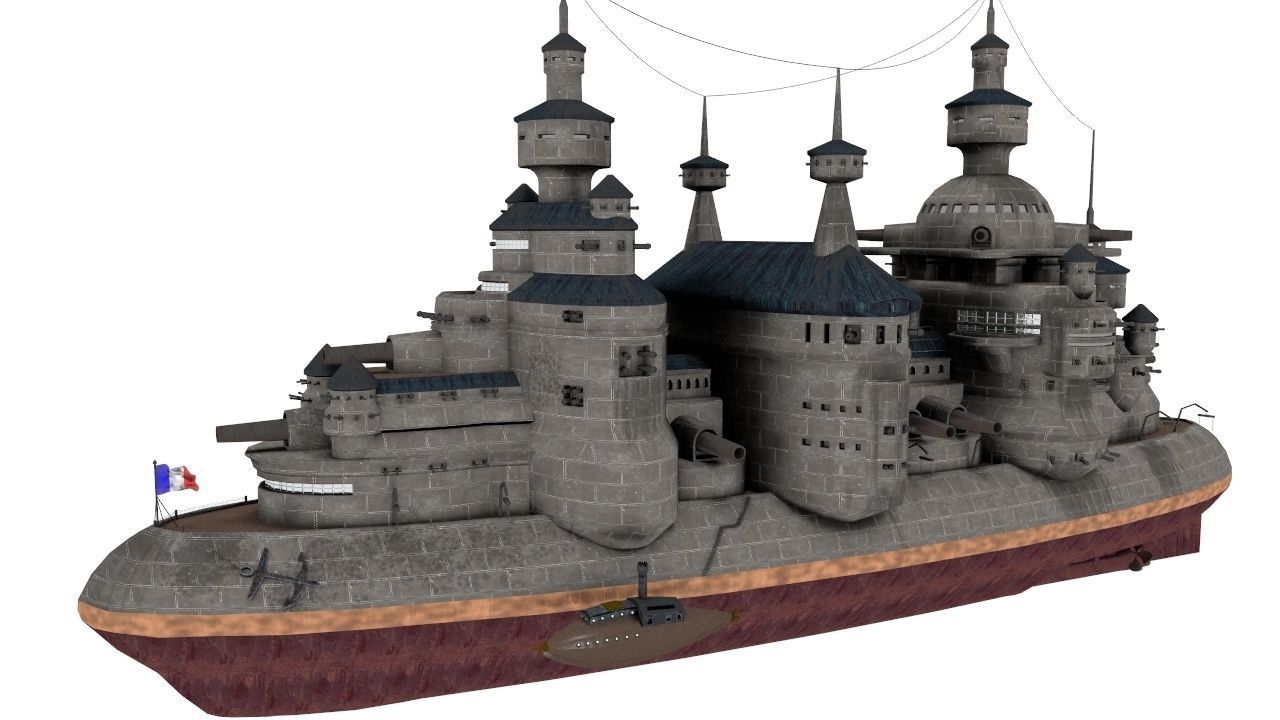 Steampunk Cruiser 3D model | CGTrader