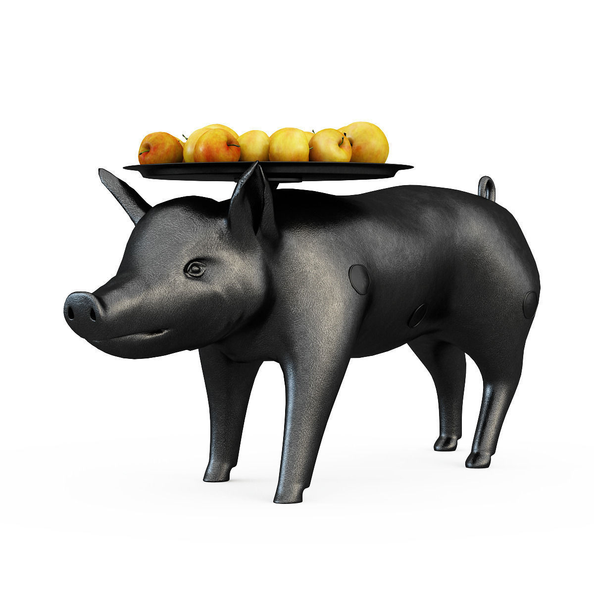 MOOOI pig on plate 3D model | CGTrader